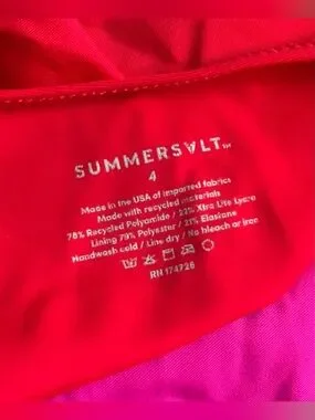 summersalt | Swim | Summersalt The Deep Dive Colorblock Padded One ...